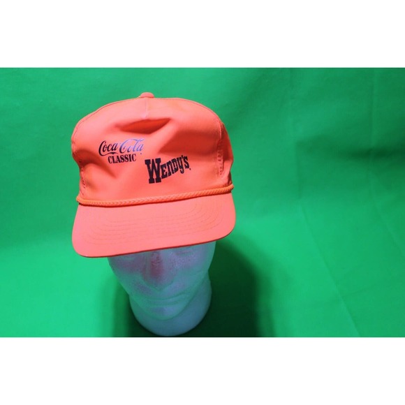 Coca Cola | Accessories | Vintage Wendys Snapback Hat Fast Food ...
